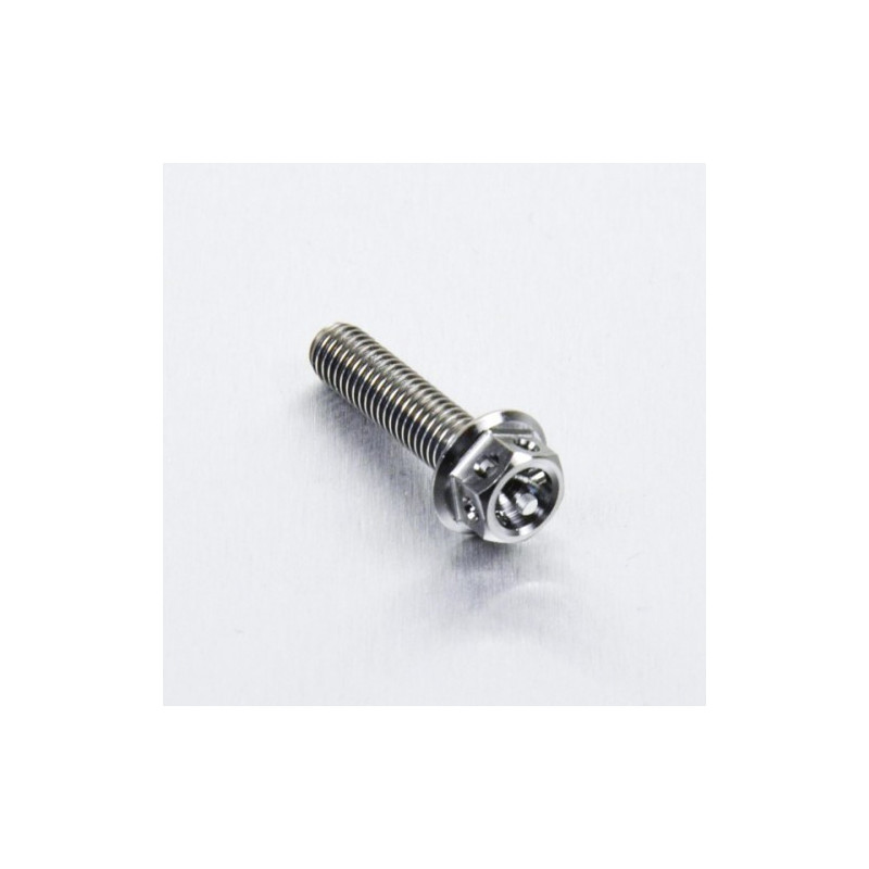 Vis Titane tête Hex Pré Percée M5 x (0.8mm) x 20mm- Visserie moto