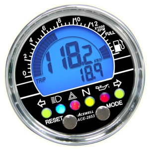 Gamme complète compteur moto Koso / Motogadget / Acewell